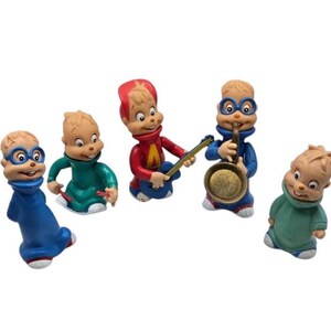Vintage 1990's Alvin and the Chipmunks Figurines - 5 to Choose From - Etsy