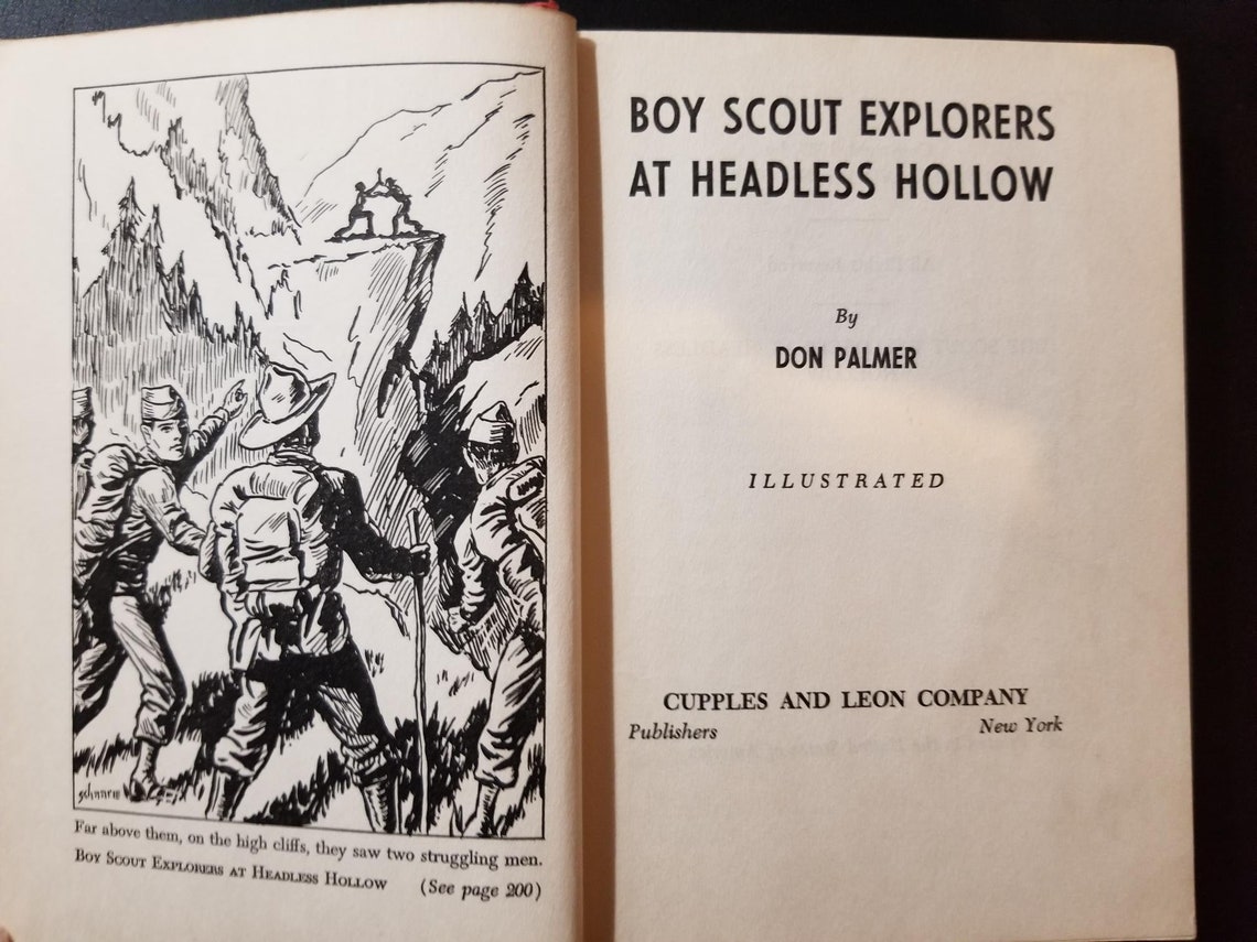 The Boy Scout Explorers at Headless Hollow Vintage Book - Etsy