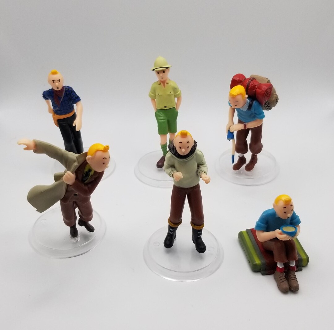 The Adventures of Tintin Figurines - Etsy