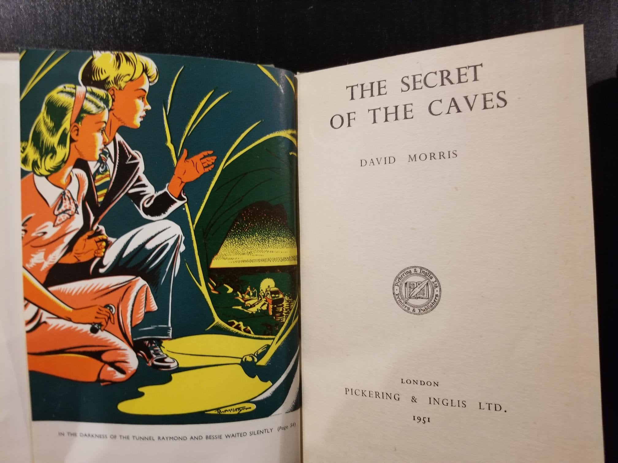 Vintage Book the Secret of the Caves 1951 - Etsy