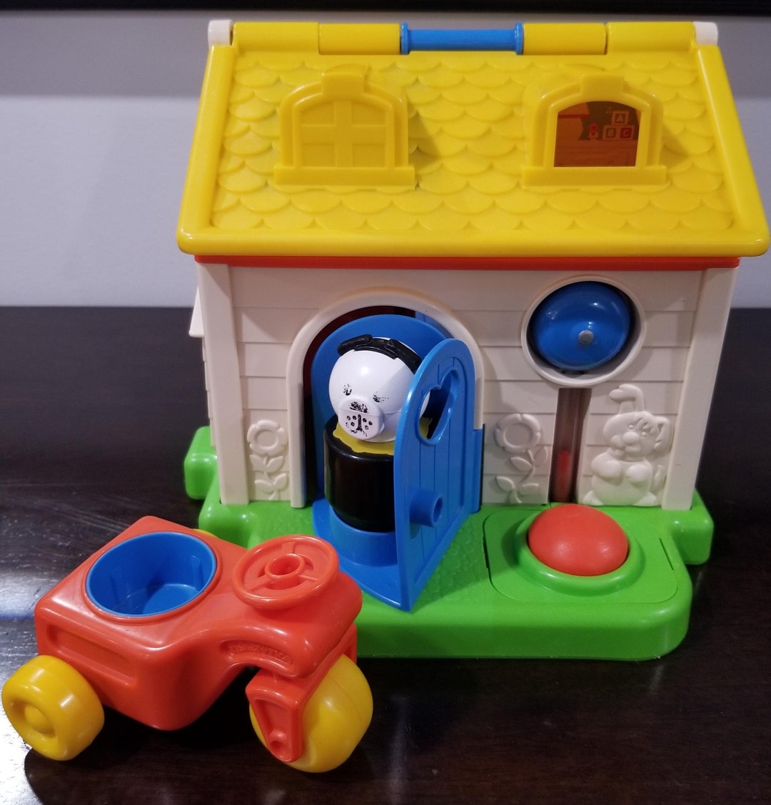 Vintage Fisher Price Little People Dollhouse - Etsy