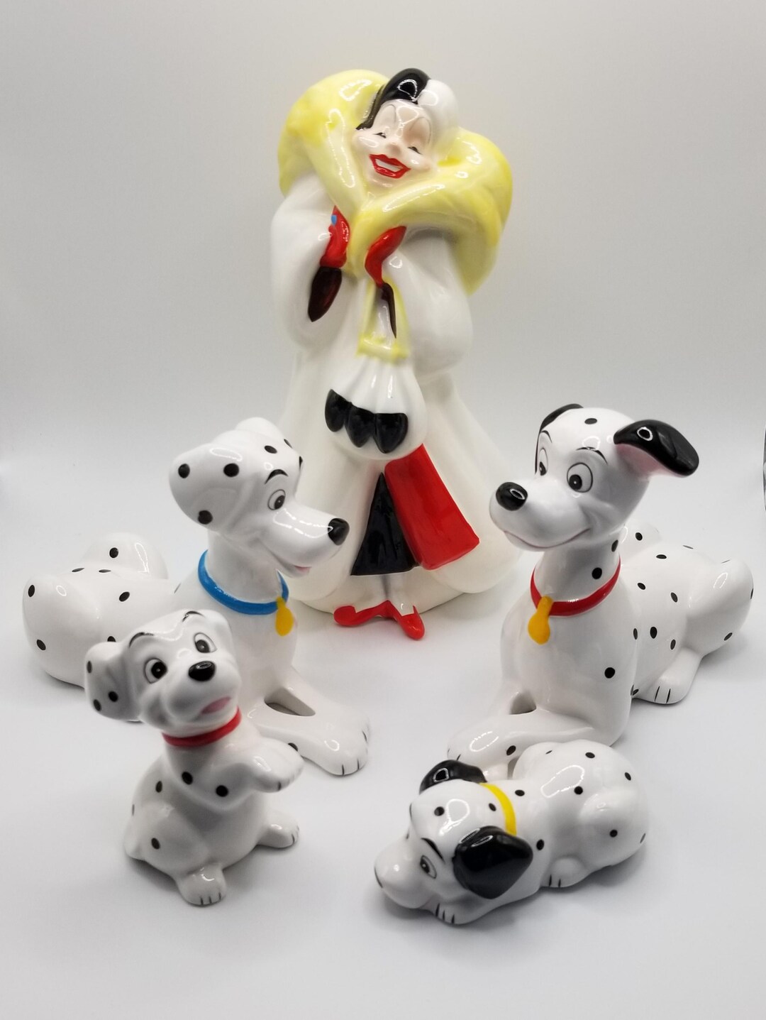 Walt Disney 101 Dalmatians Ceramic / Porcelain Figurines - Etsy