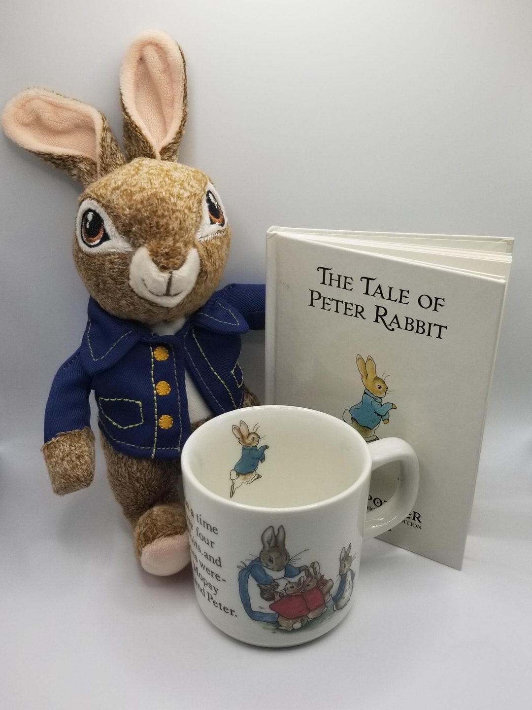 Peter Rabbit Gift Set With Wedgewood Mug, Plush Stuffy & Book - Etsy Canada