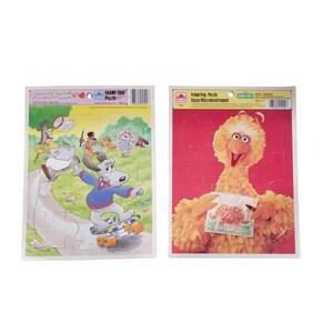 Vintage Golden Frame-tray-puzzle - 1980's - Etsy