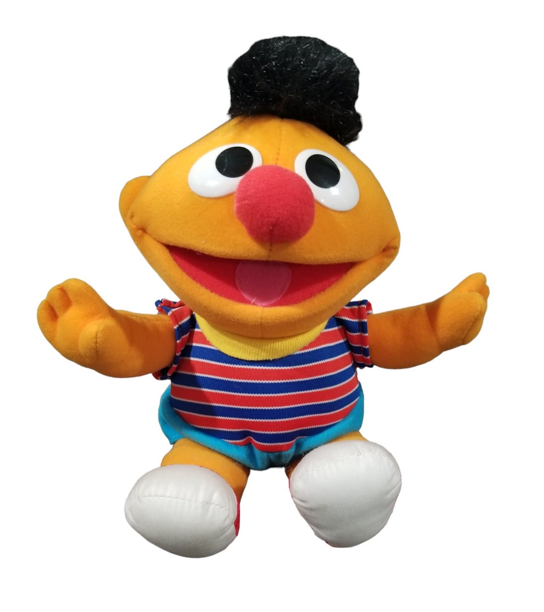 Sesame Street 1996 Tyco Tickle Me Laughing Ernie Plush Toy - Etsy