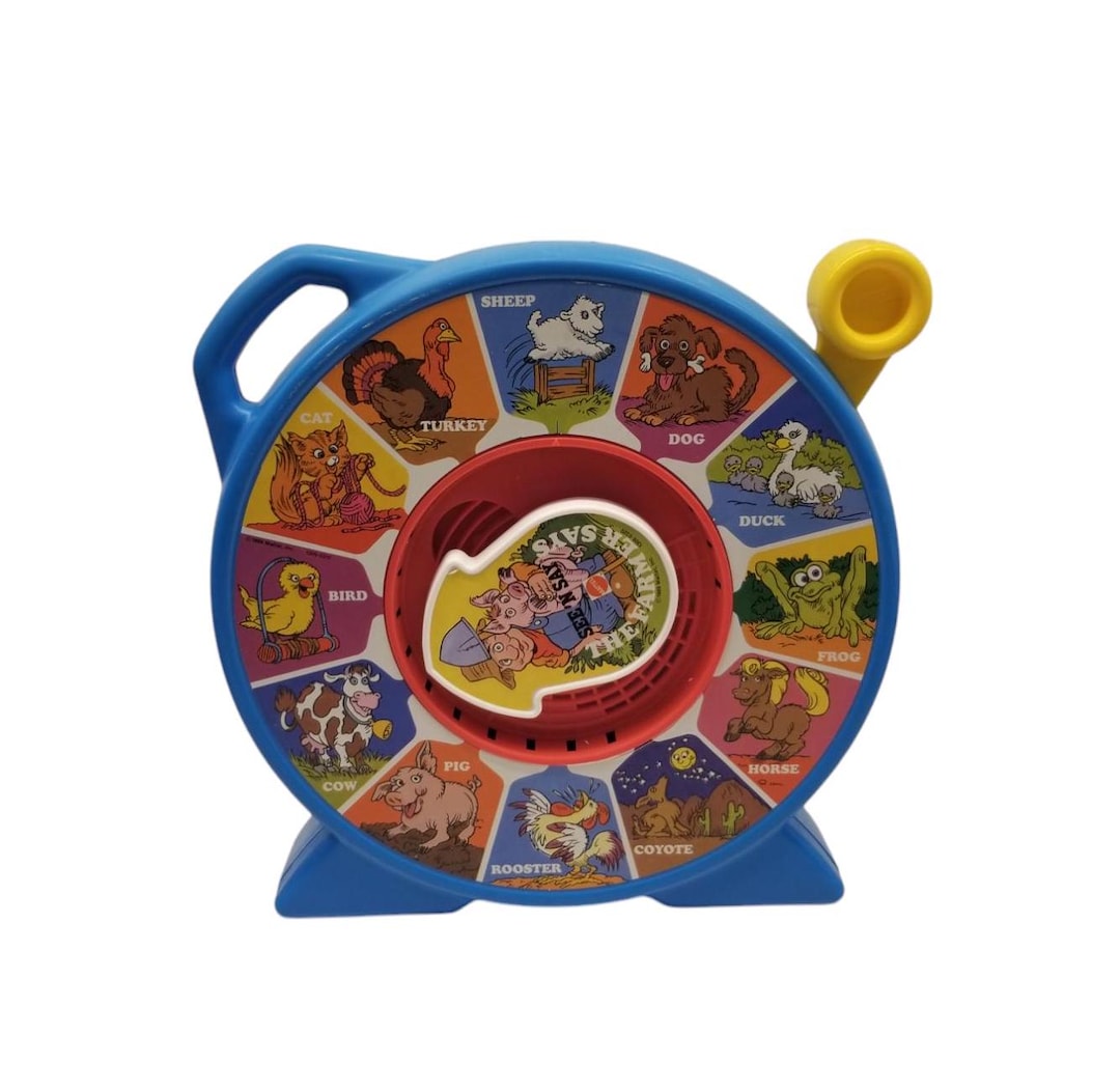 Vintage 1980's the Farmer Says See N Say Spin Toy - Etsy