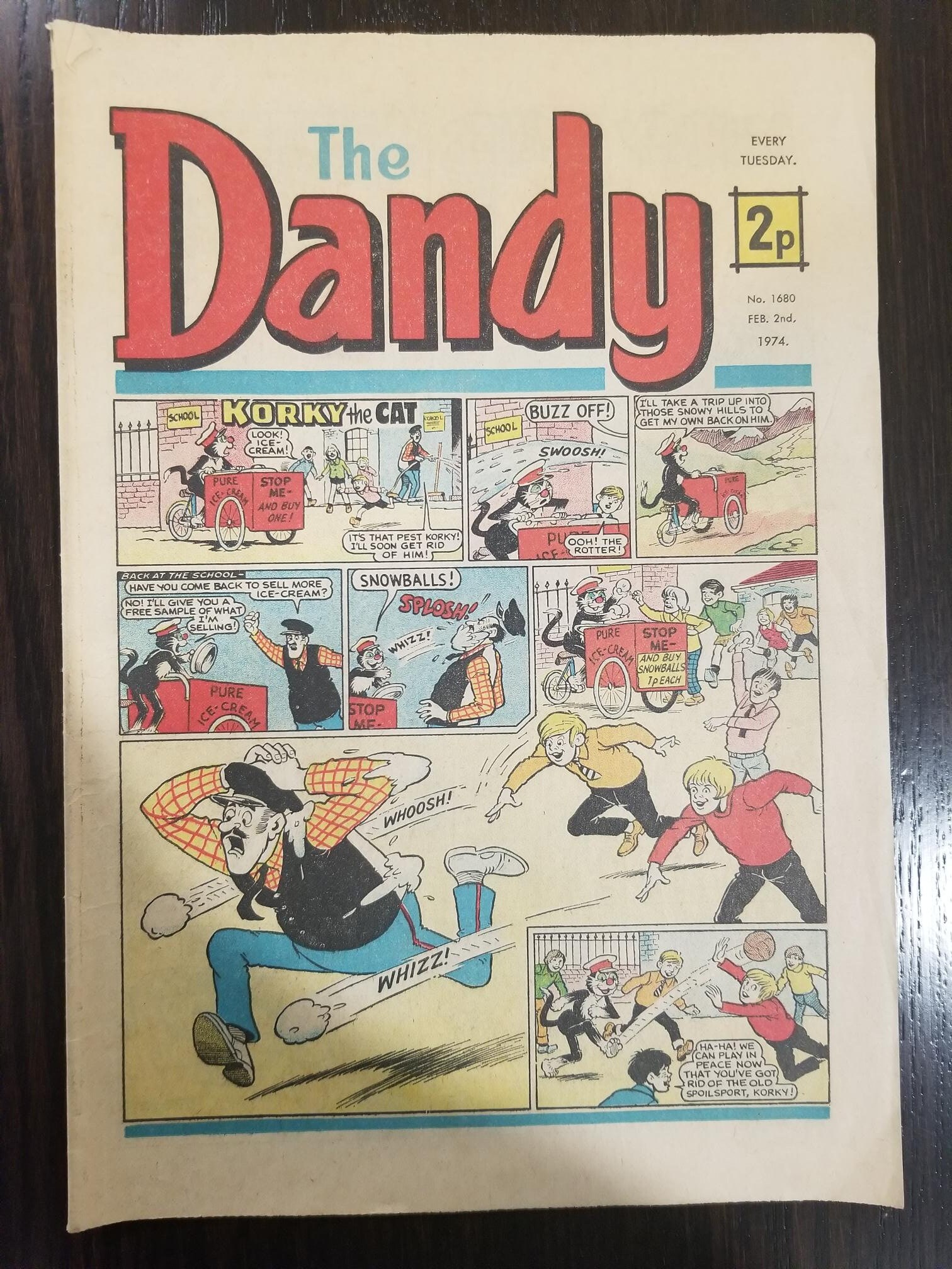 Lot of 5 Dandy Comics From 1974 Vintage Book - Etsy