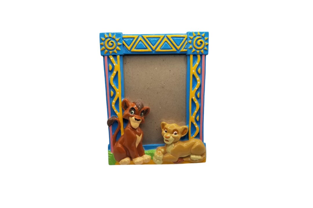 Disney 3D Lion King Photo Frame Simba & Nala - Etsy