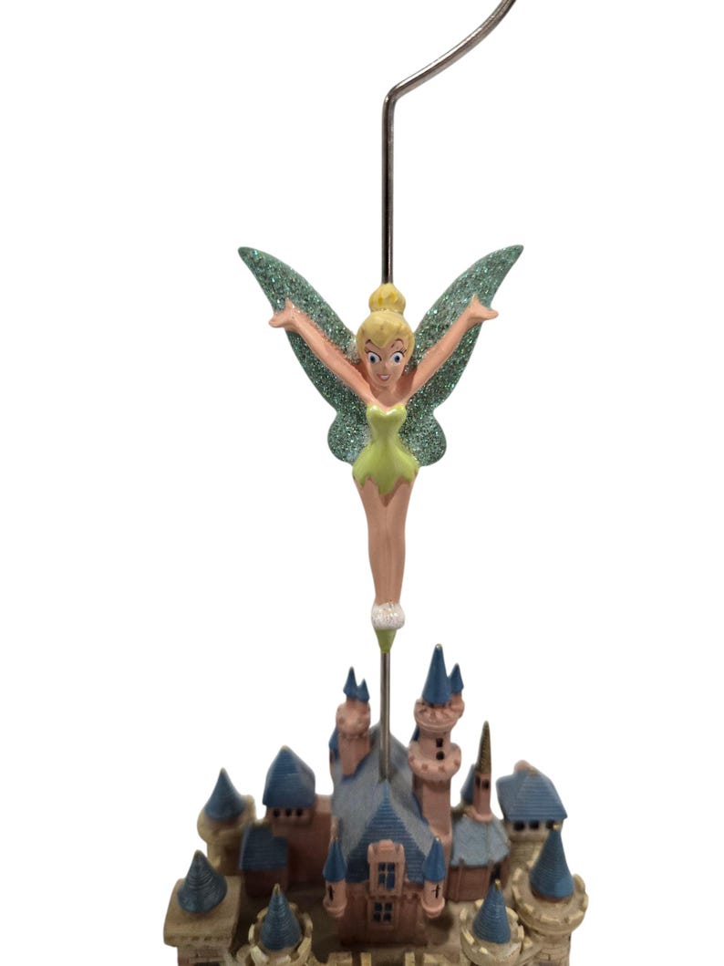 Disney Tinkerbell on Cinderella Castle Letter or Photo Holder – 7 ...
