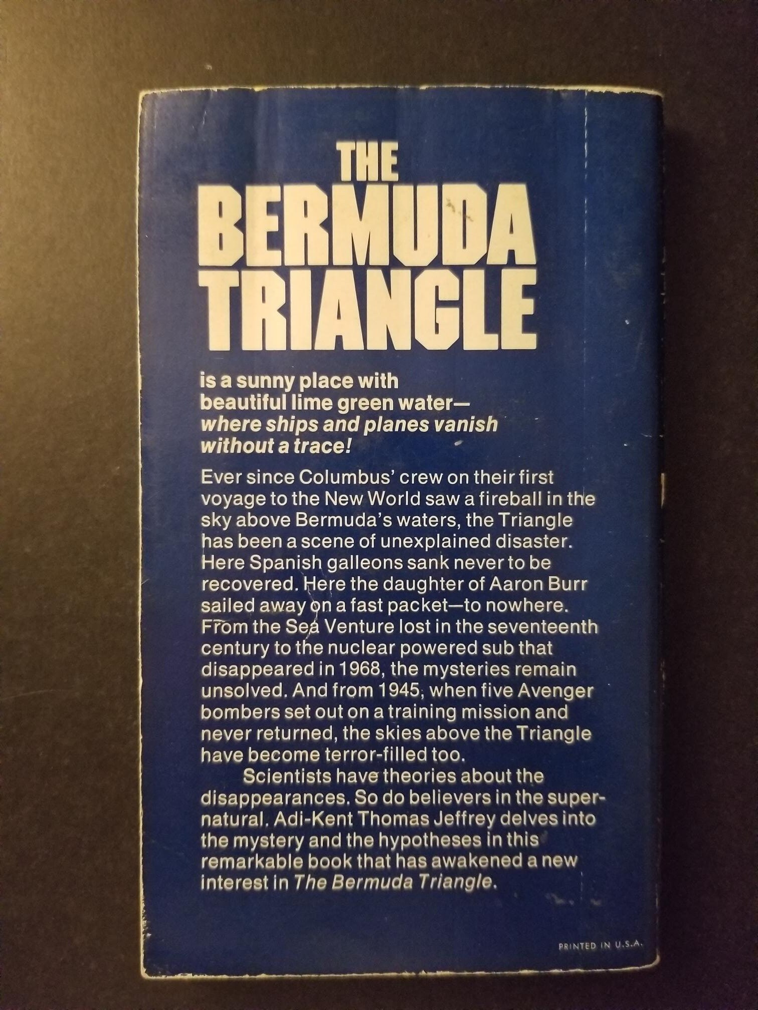 The Bermuda Triangle Vintage Book - Etsy Canada