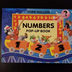 Fern Hollow Numbers Pop-up Book - Vintage Book - Etsy