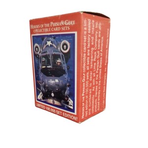 Vintage 1990's Heroes of the Persian Gulf Collectible Card Set - Etsy