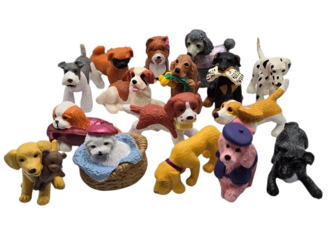 Vintage 1990's Assorted MEG Puppy Toys - Puppy in My Pocket M.E.G - Etsy