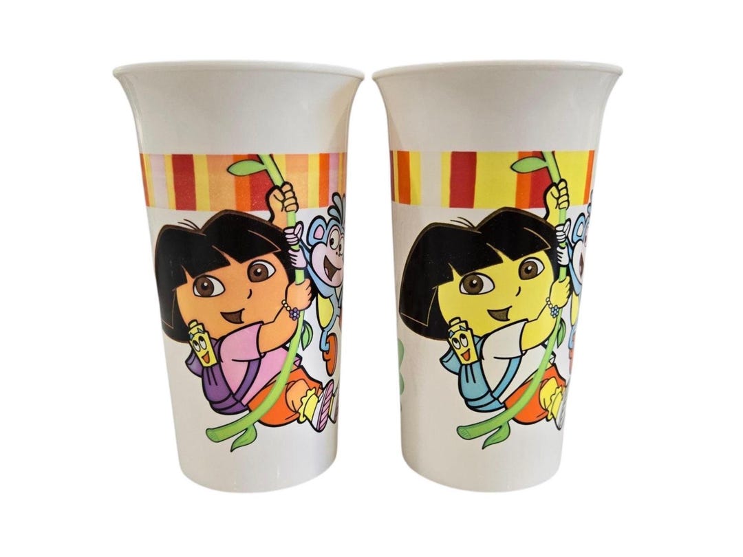Tupperware Dora & Friends Plastic Cups – Set of 2 - Etsy UK