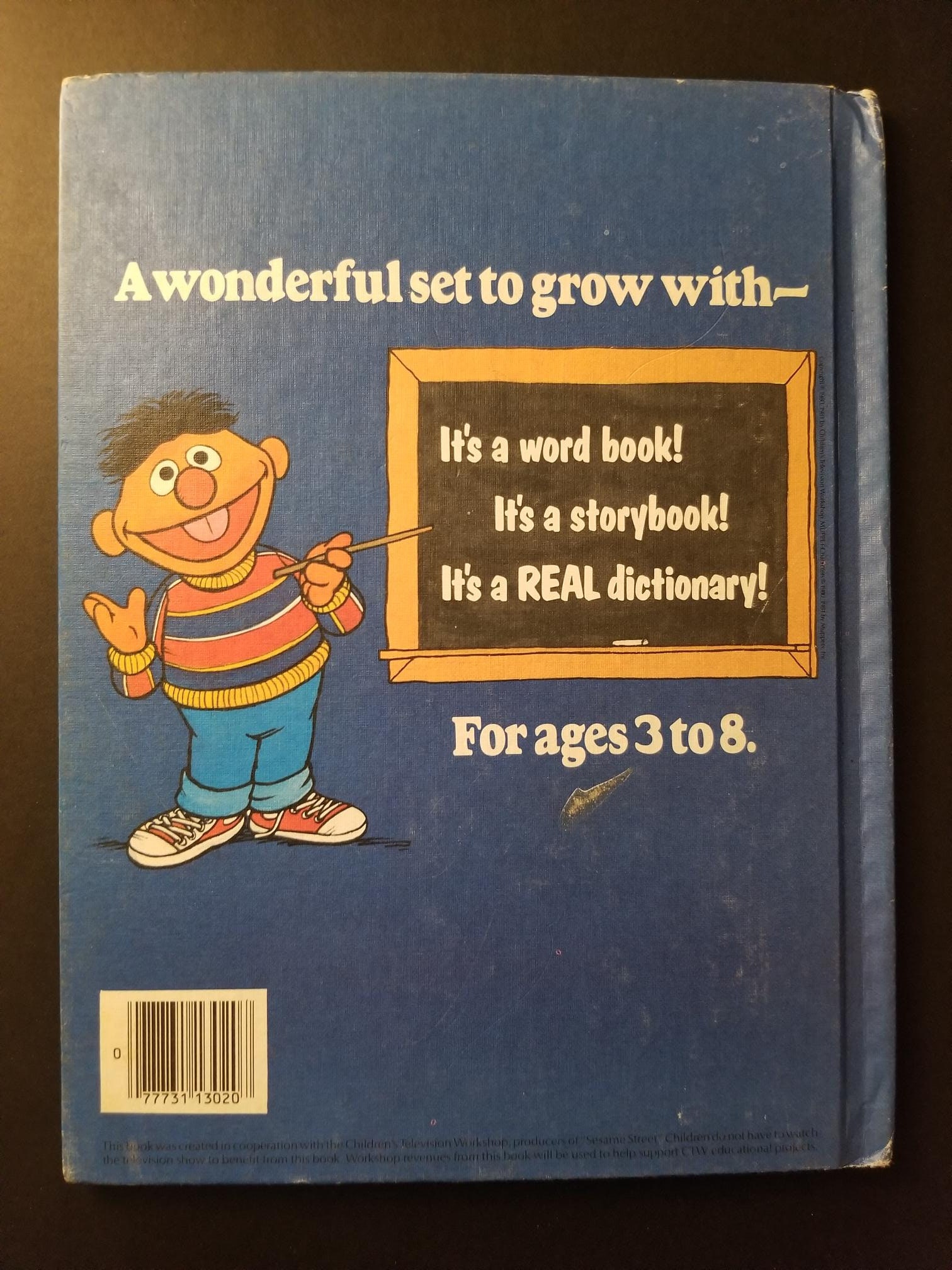 Big Bird's Sesame Street Dictionary Volumes - Vintage Book - Etsy
