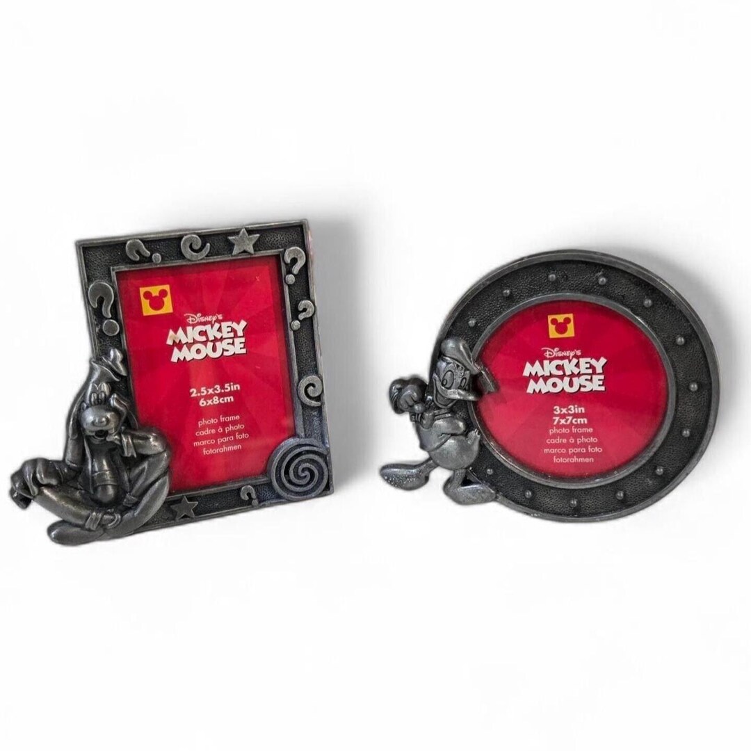 Vintage Disney Goofy & Donald Duck Pewter Picture Frames – You Choose ...