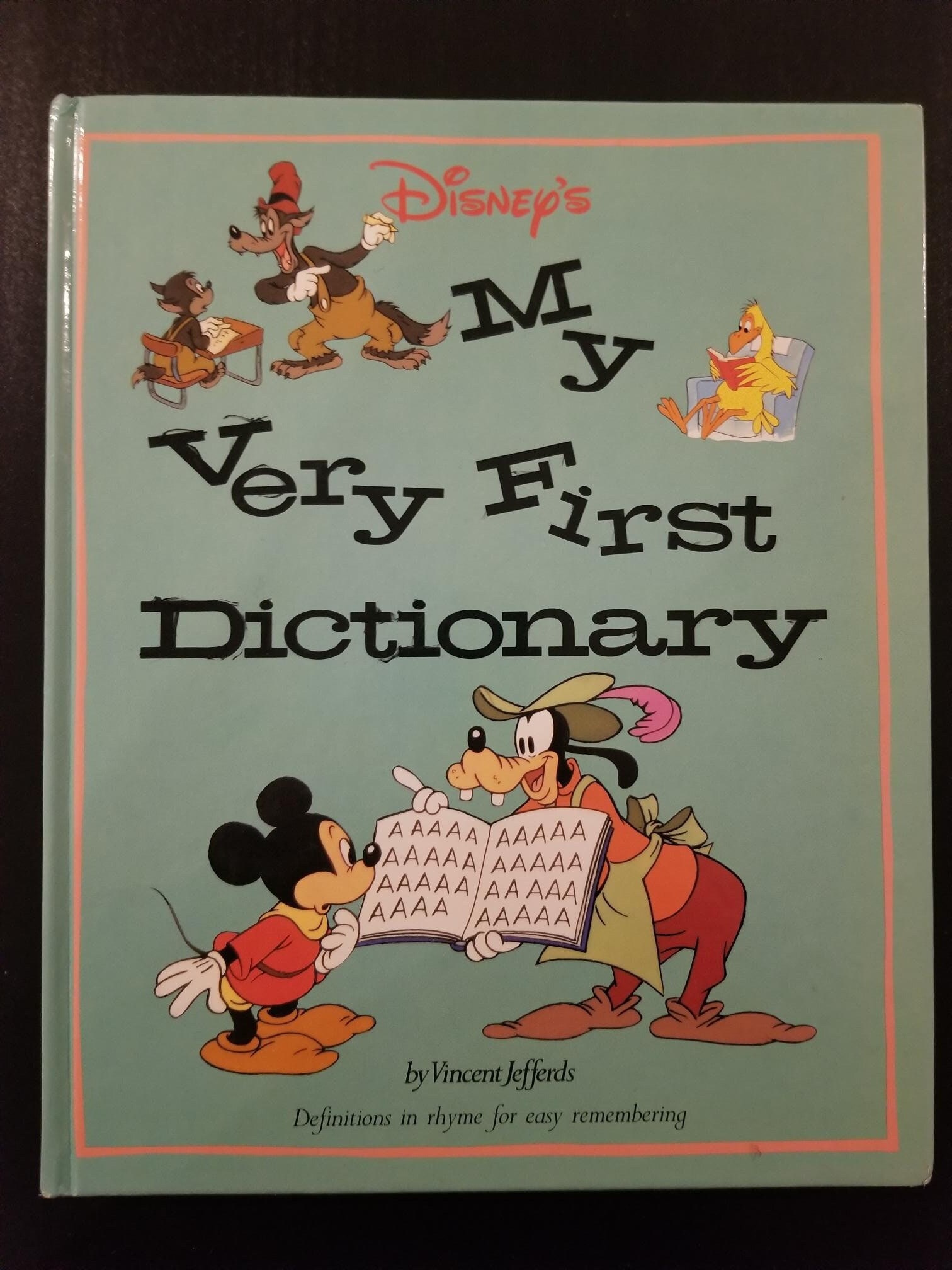 Vintage Book Disney's My Very First Dictionary - Etsy