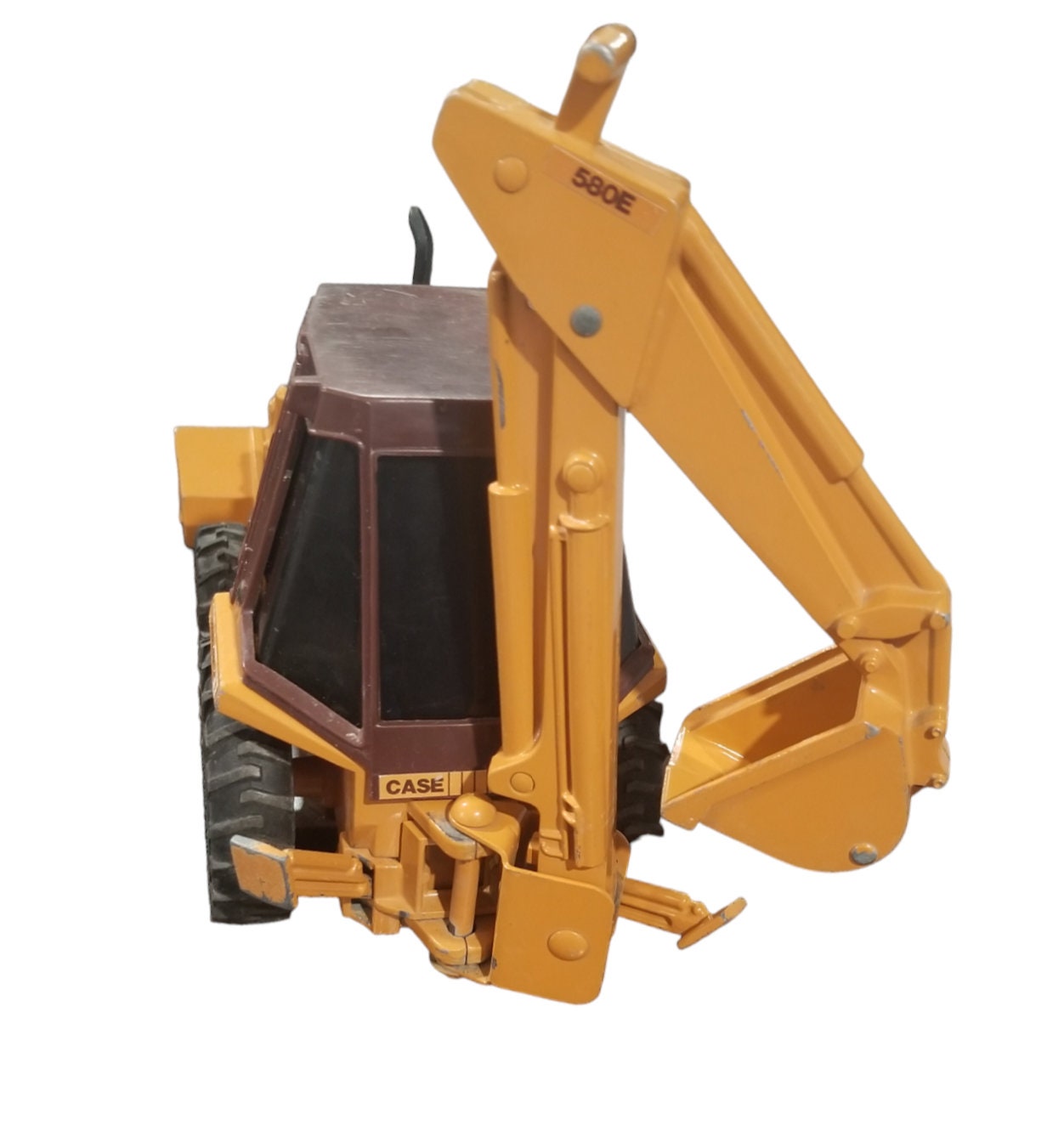 Vintage 1980's Ertl Case Construction King Tractor Loader/backhoe Metal ...