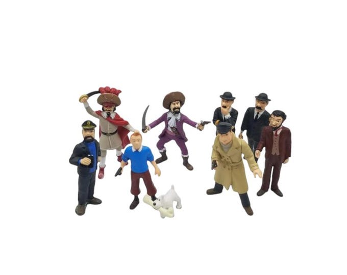 Tintin Characters 5cm Figures - Etsy