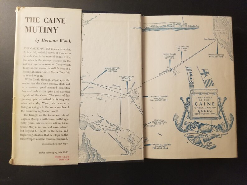 The Caine Mutiny, A Novel of World War II Vintage Book - Etsy