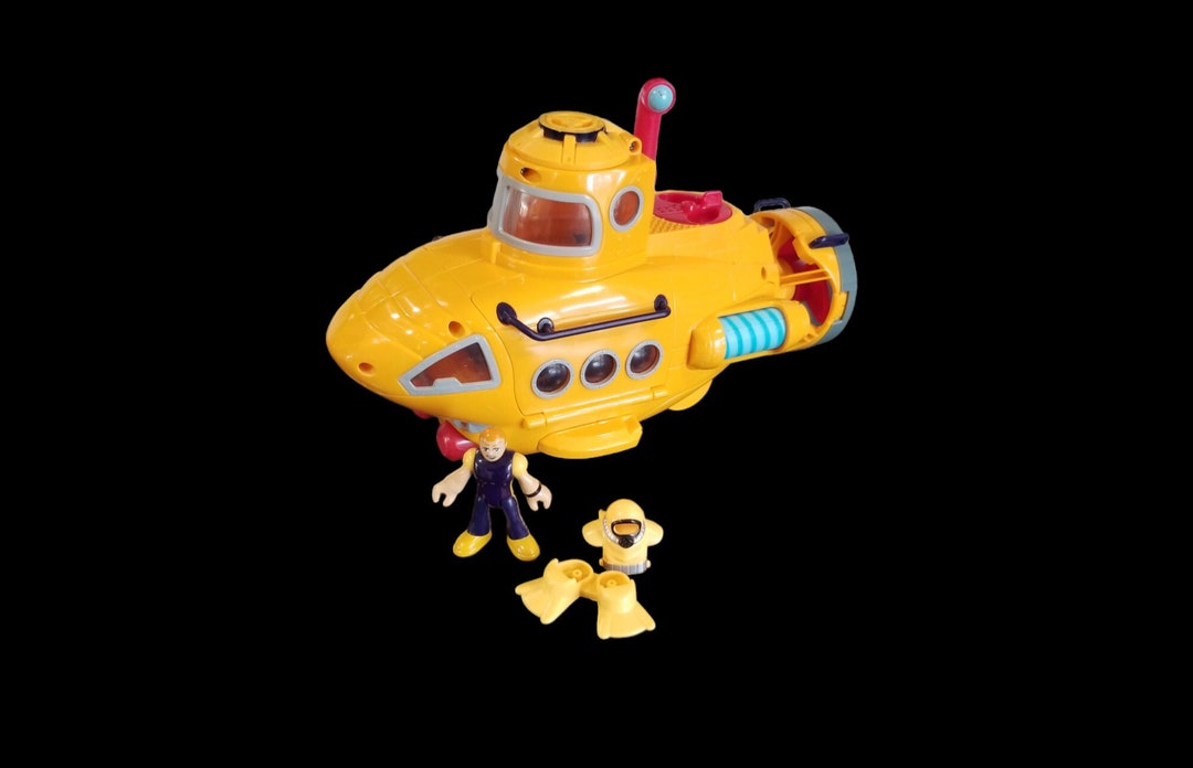 Fisher Price Imaginext Deep Sea Yellow Submarine - Etsy