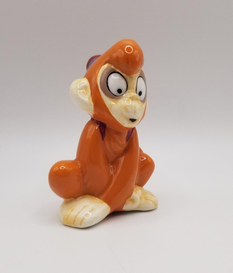 Walt Disney Aladdin Genie & Monkey Porcelain Figurines - Etsy