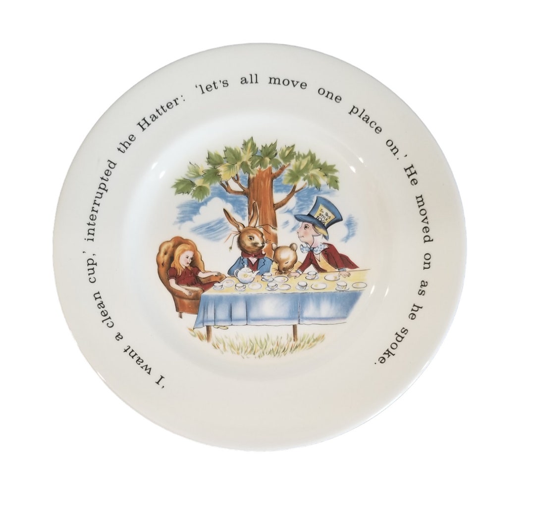 Vintage 1980's Alice in Wonderland Johnson Bros Collector Plate - Etsy