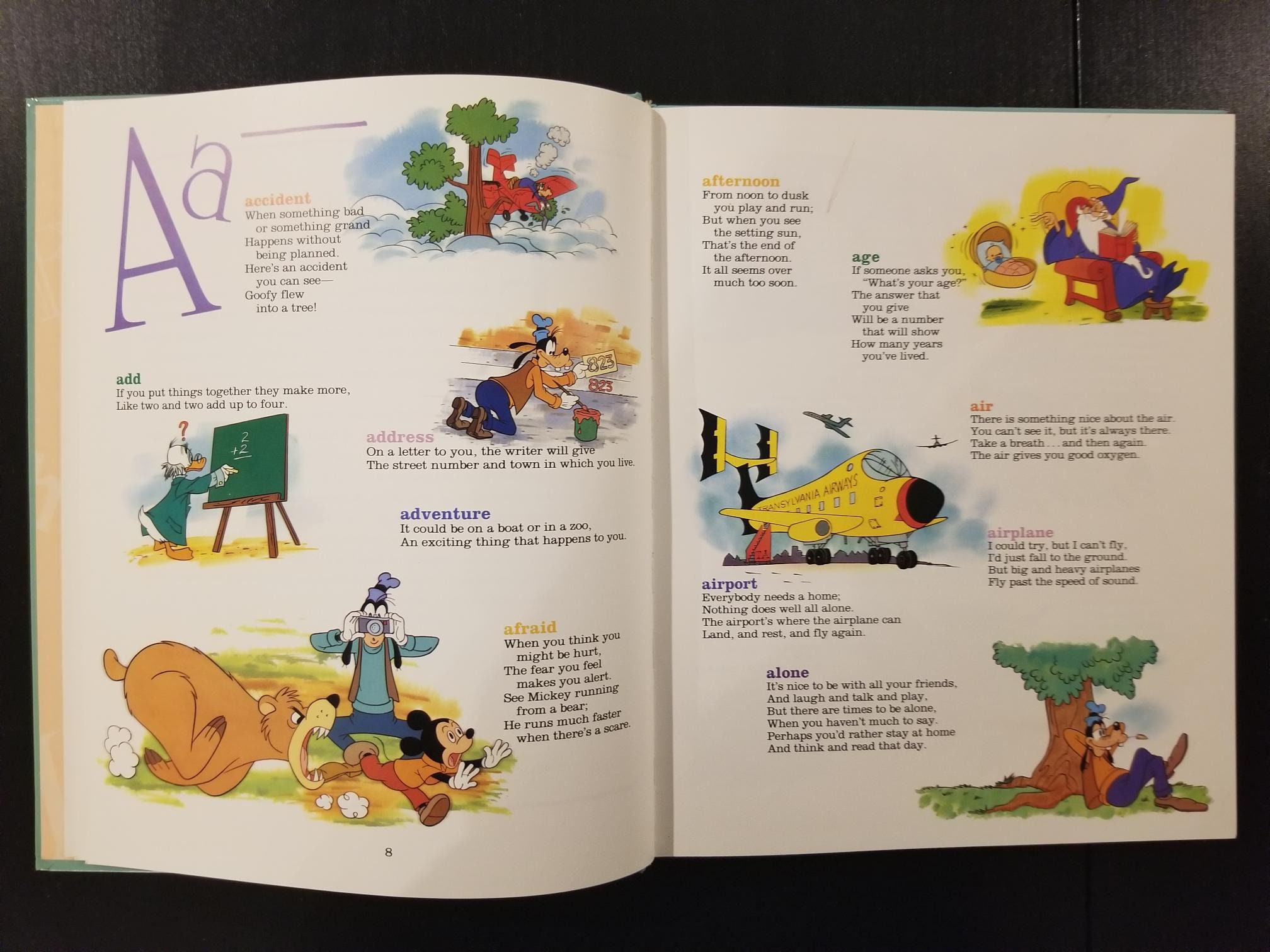 Vintage Book Disney's My Very First Dictionary - Etsy