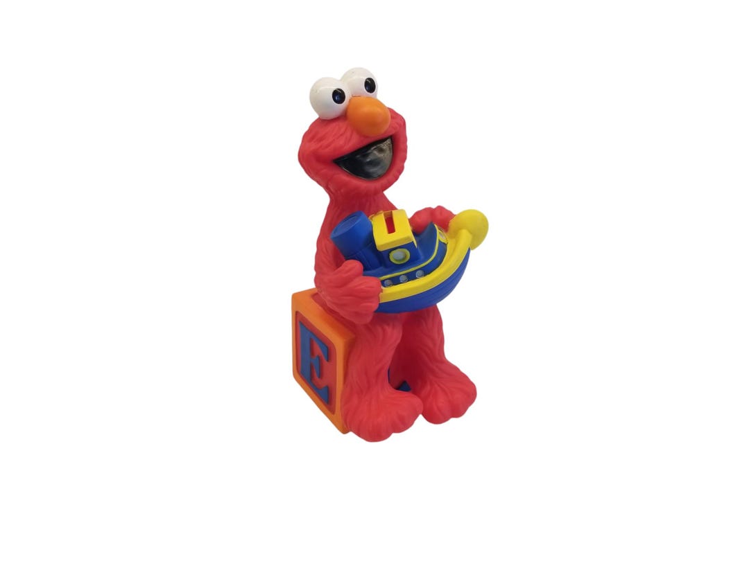 Vintage 1990's Rare Elmo Plastic Money Box Piggy Bank - Etsy