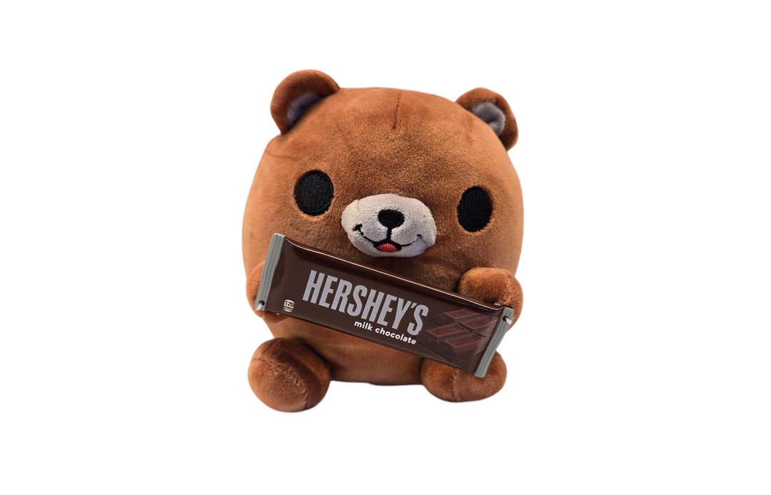 Zuru Snackles Terry Bear Hershey’s Milk Chocolate Plush – Soft & Sweet ...