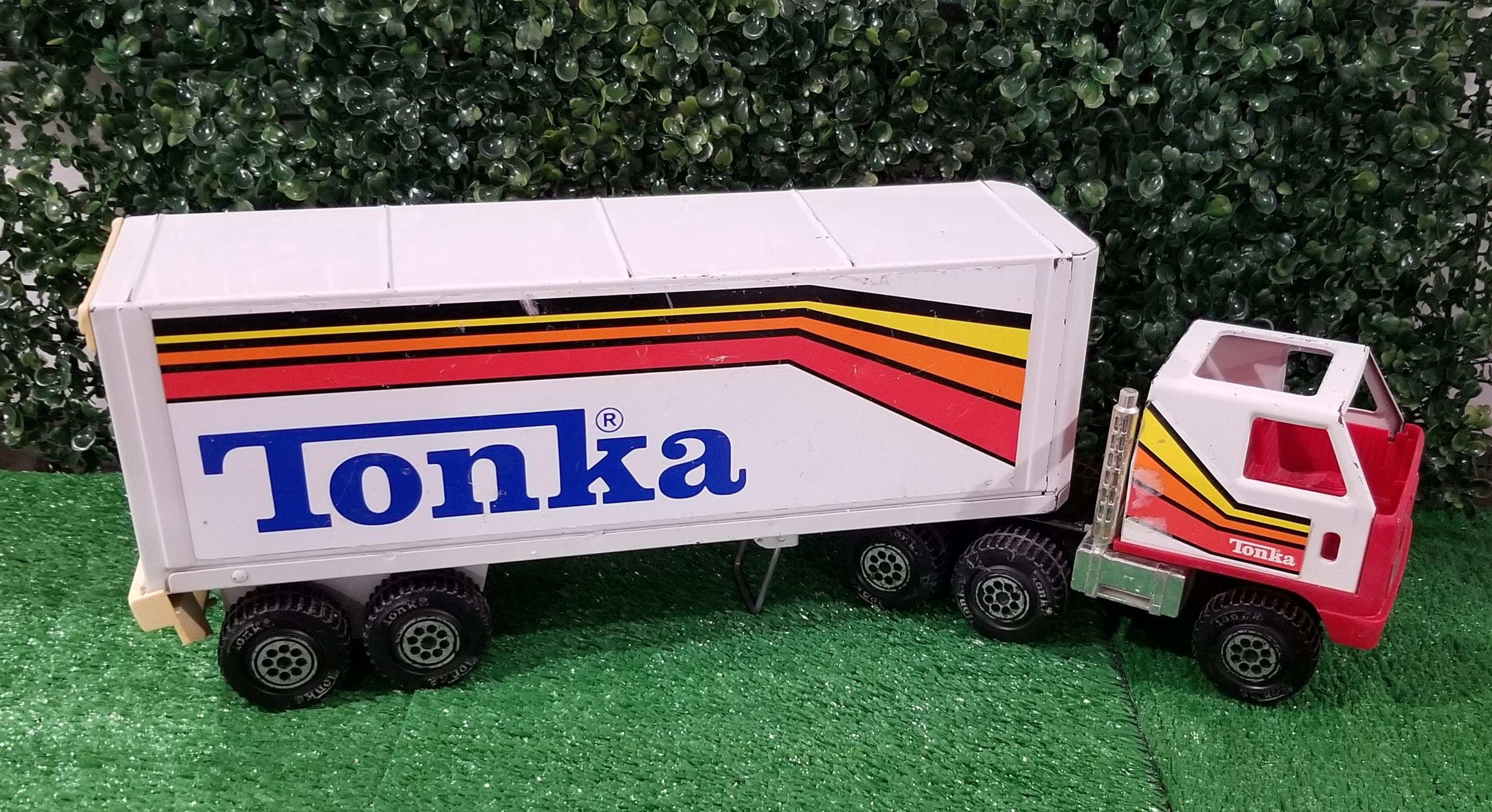 Tonka Semi Truck & Trailer Vintage 1980's - Etsy