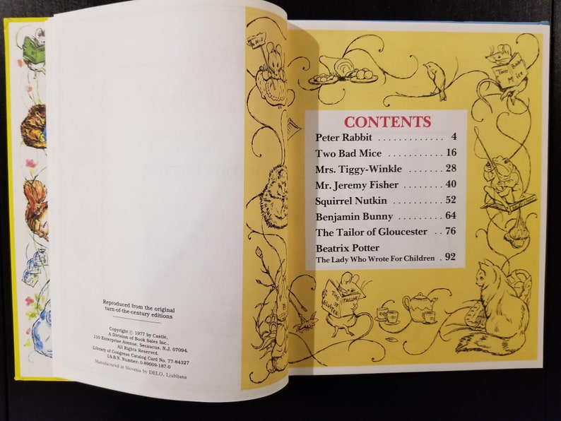 Vintage Book Peter Rabbit and Other Stories - Etsy