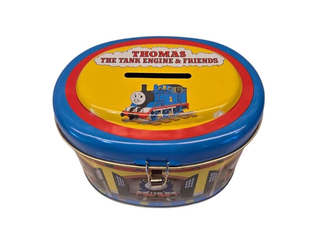 Thomas the Tank Engine & Friends Small Tin Money Piggy Bank – Classic ...