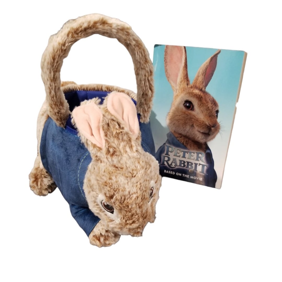 Peter Rabbit Plush Easter Basket & Book Set Beatrix Potter - Etsy