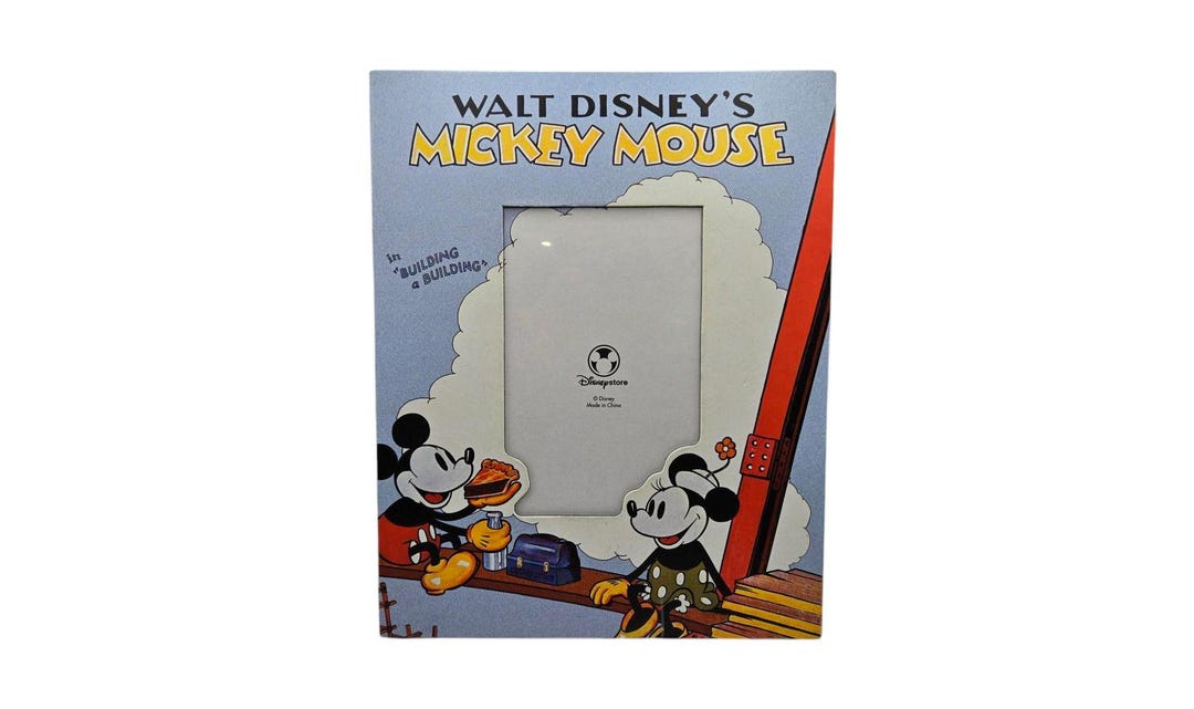 Walt Disney Mickey Mouse "building a Building" Picture Frame – Disney ...