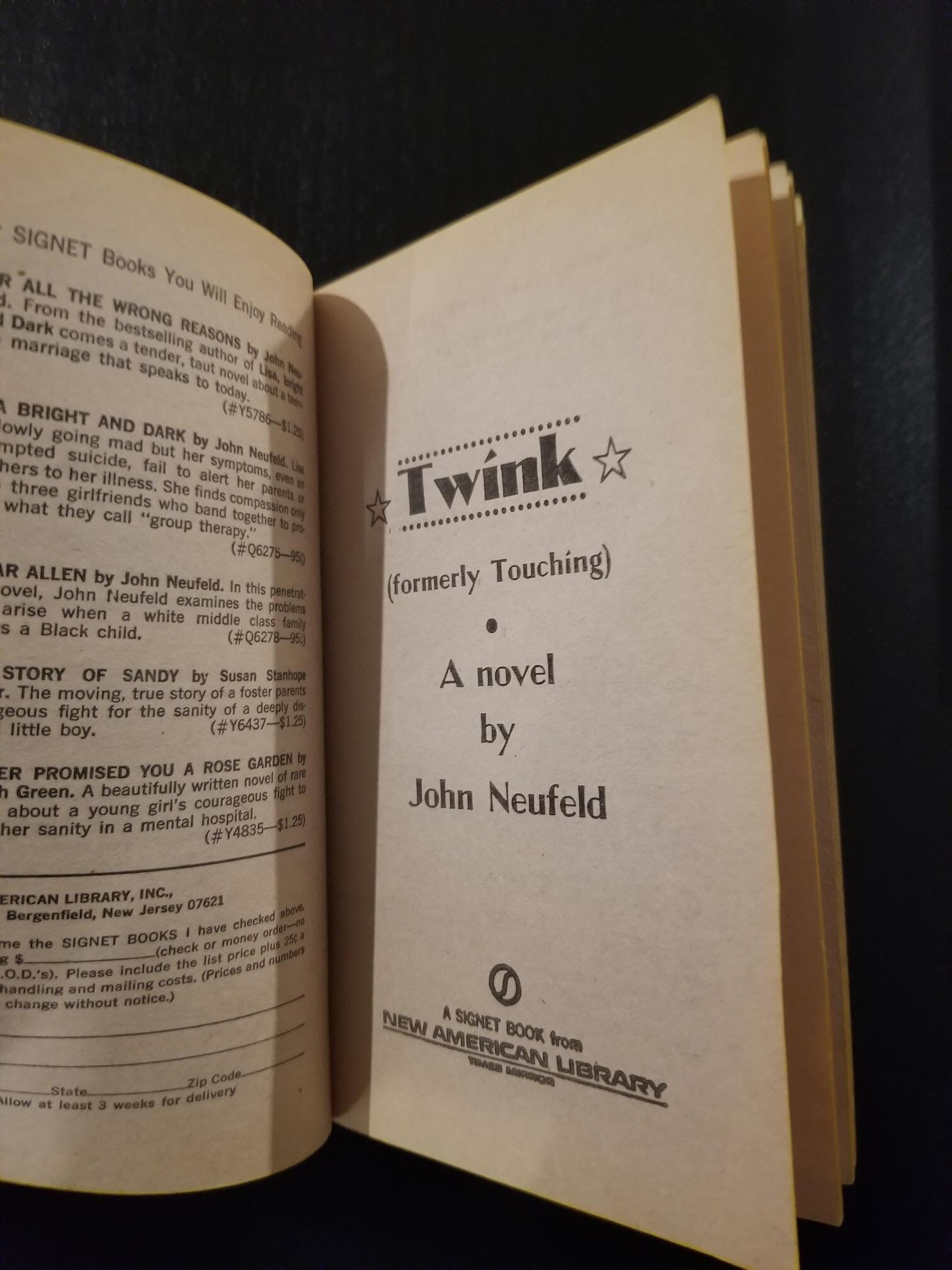 Vintage Book Twink Etsy