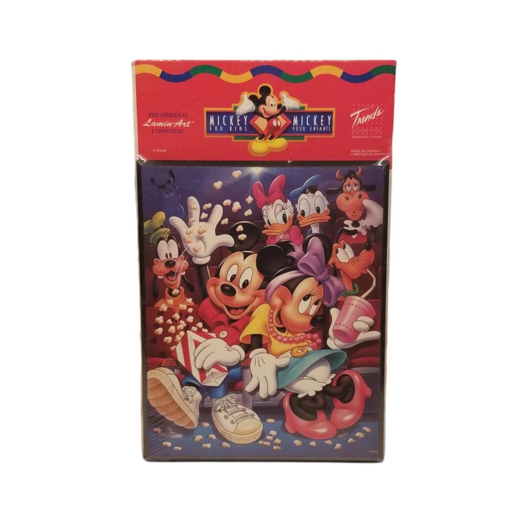 Vintage the Original Lamin-art Mickey for Kids Picture - Etsy