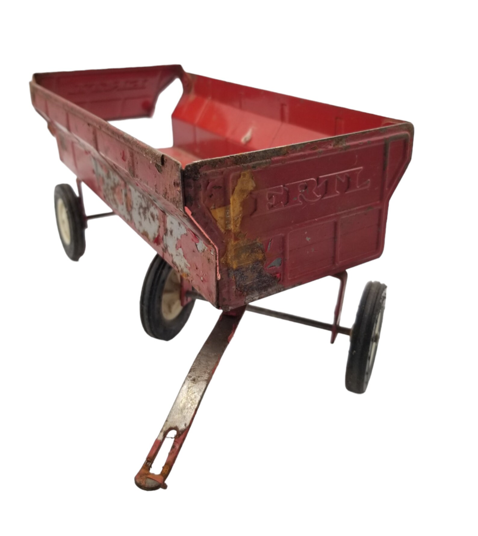 Vintage ERTL Red Farm Wagon Trailer - Etsy