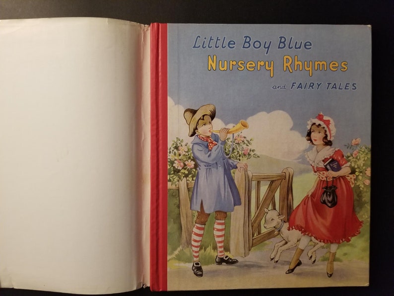 Little Boy Blue Nursery Rhymes and Fairy Tales Vintage Book - Etsy