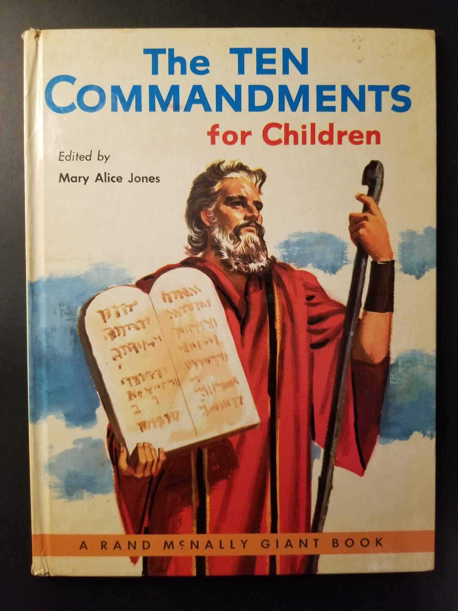 The Ten Commandments for Children Vintage Book - Etsy