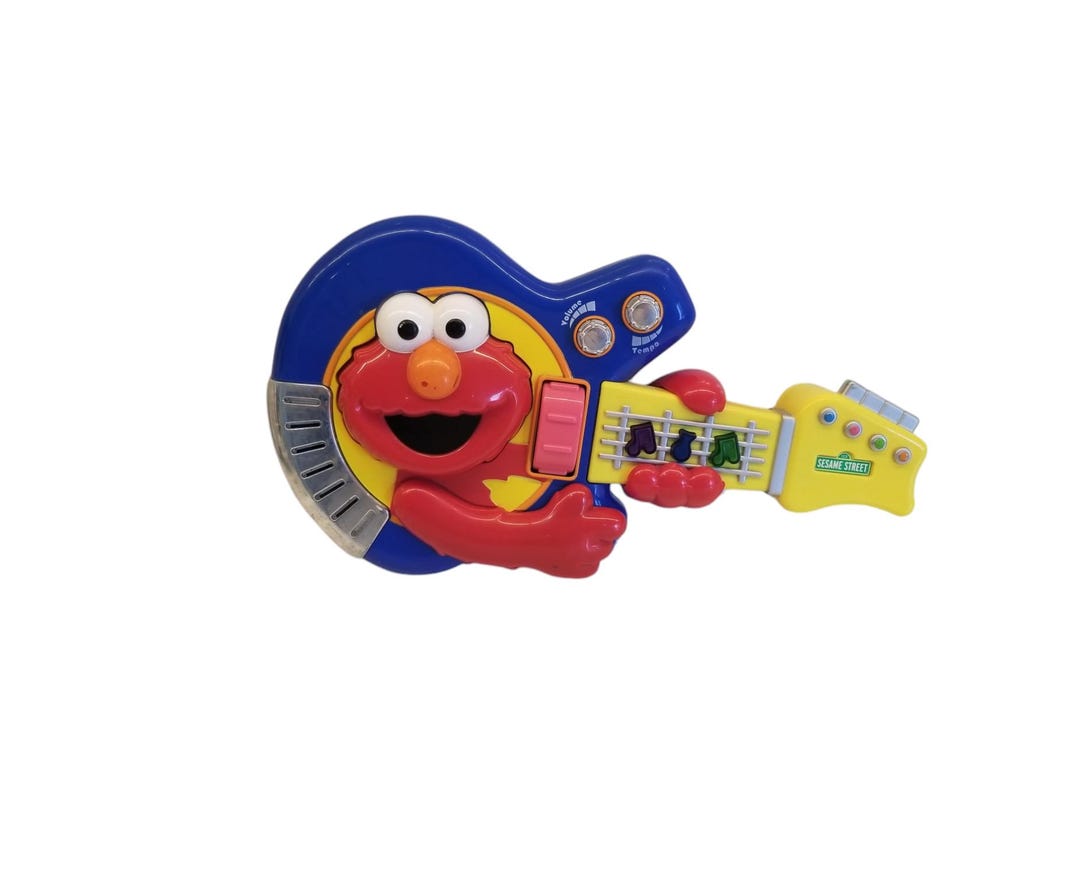 Vintage 2002 Sesame Street Jam With Elmo Electric Guitar - Etsy
