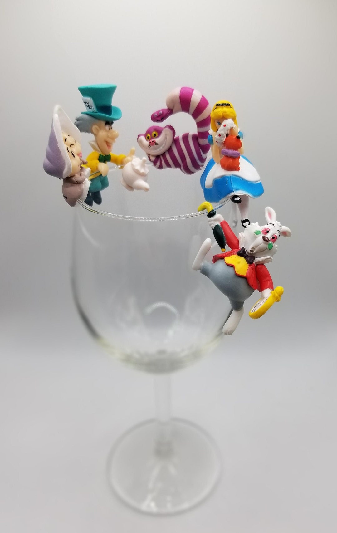 Alice in Wonderland Cup Edge Hanging Figurines - Etsy
