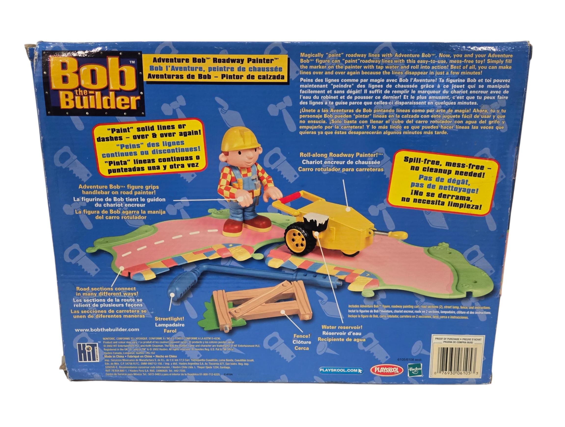 Bob the Builder – Bob’s Adventure: Bob Roadway Painter Playset – NEW - Etsy