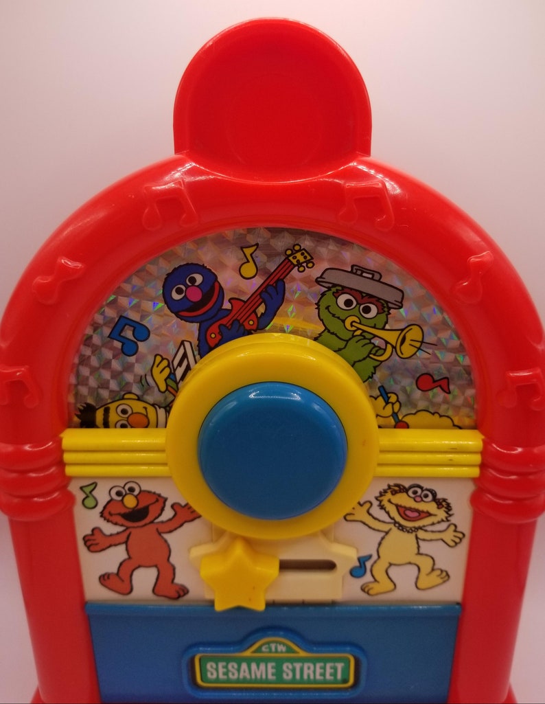 Vintage 1994 Tyco Sesame Street Jukebox Toy - Etsy