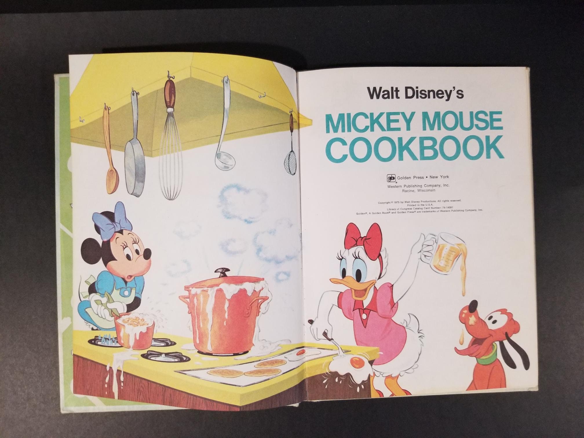 Walt Disney's Mickey Mouse Cookbook - Etsy Australia