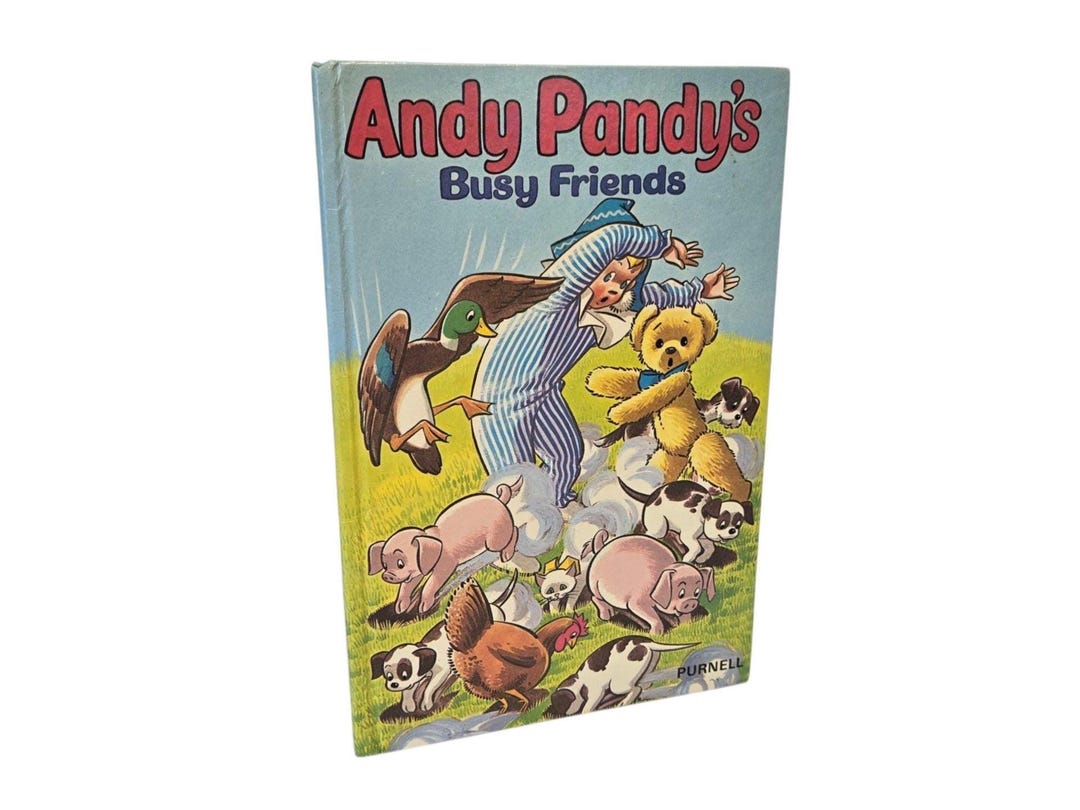 Vintage 1974 Andy Pandy's Busy Friends - Hardcover - Etsy