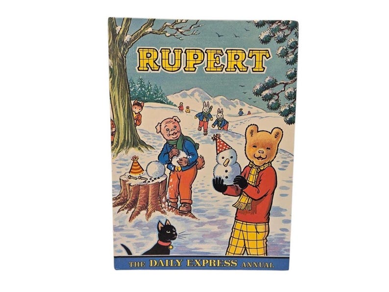 Vintage Rupert Annual 1974 - Etsy