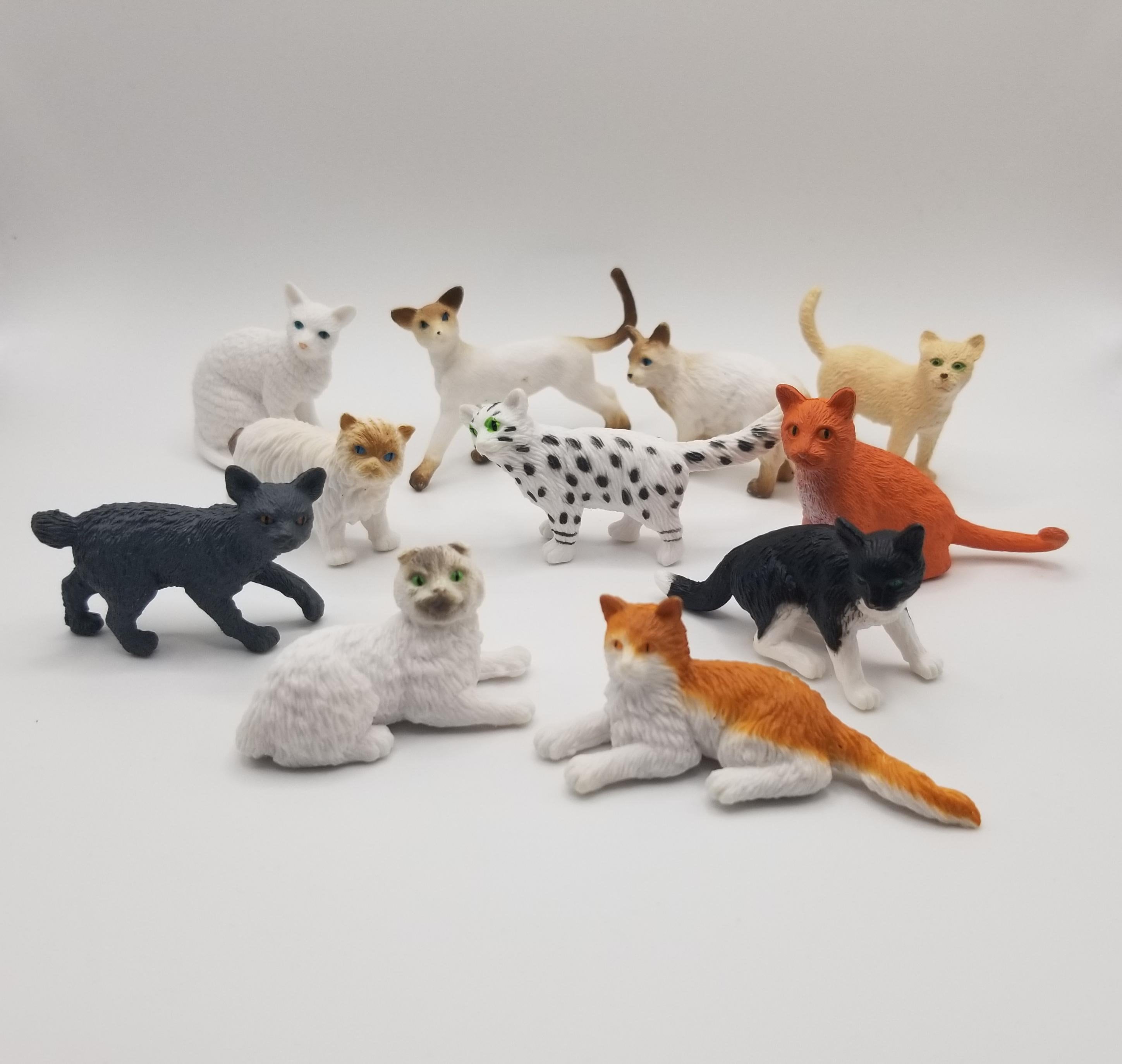 Plastic cat figures store