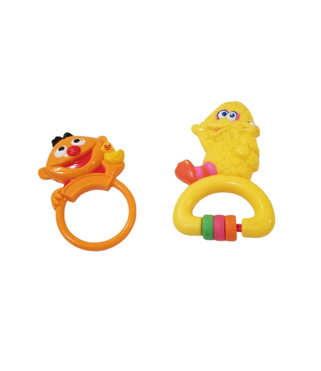 Vintage 1990's Playskool Sesame Street Baby Rattles - Set of 2 - Etsy