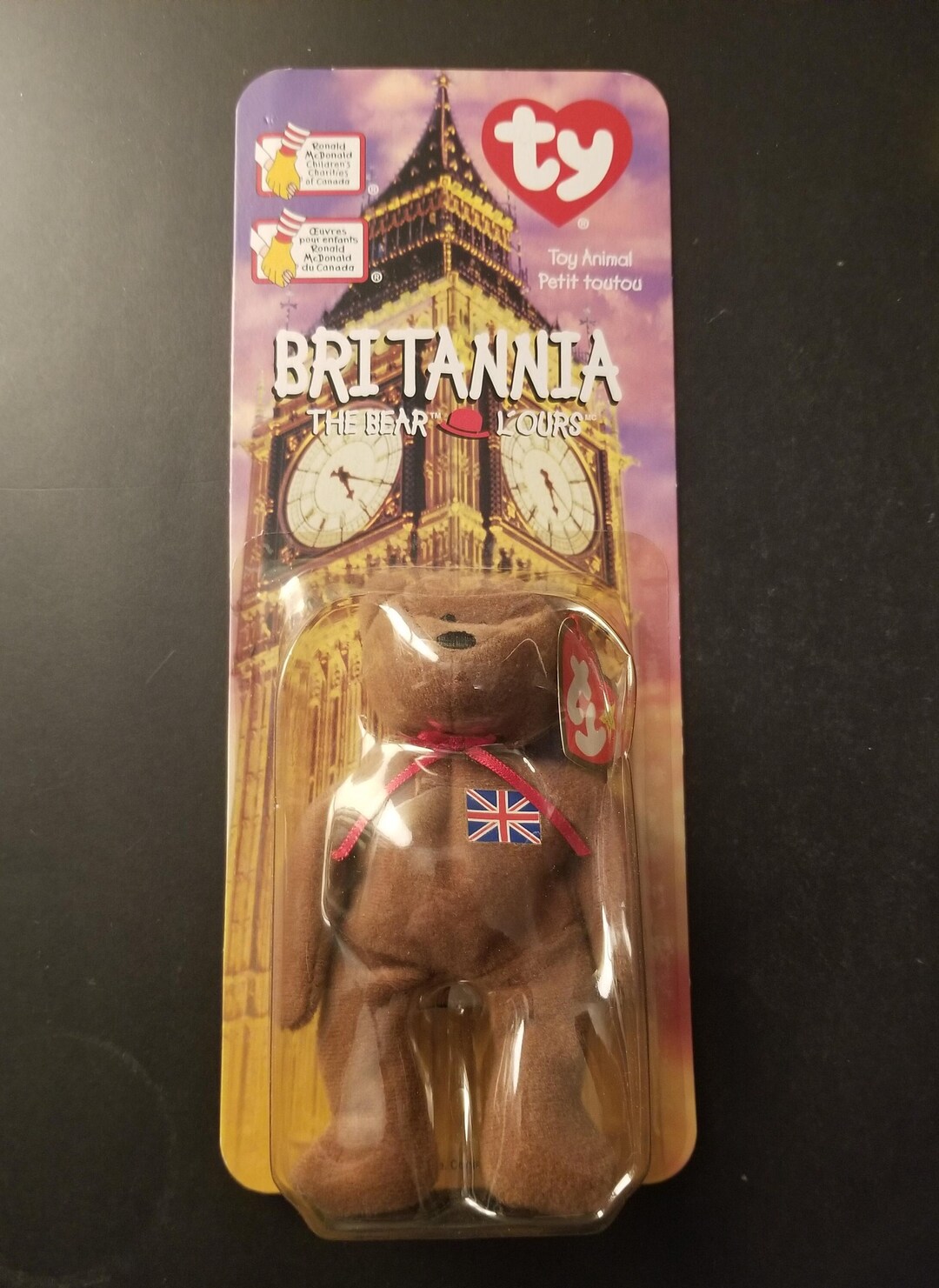 RARE Britannia the Bear Plush Stuffy by TY **with Errors** - Etsy